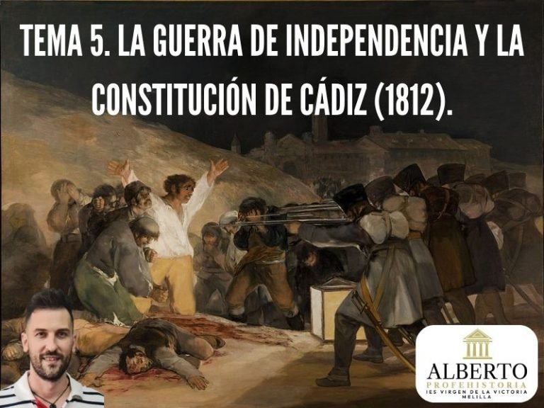 Tema 5. La Guerra de Independencia. La Constitución de Cádiz, 1812. PAU ...